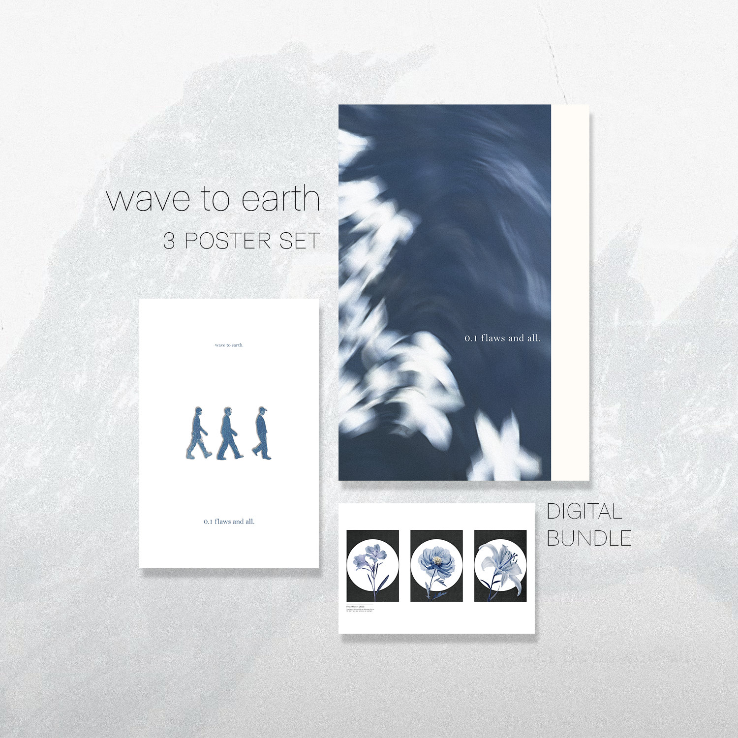 Wave to Earth - 0.1 Flaws and All - Bedroom Poster - Matte Vertical ...
