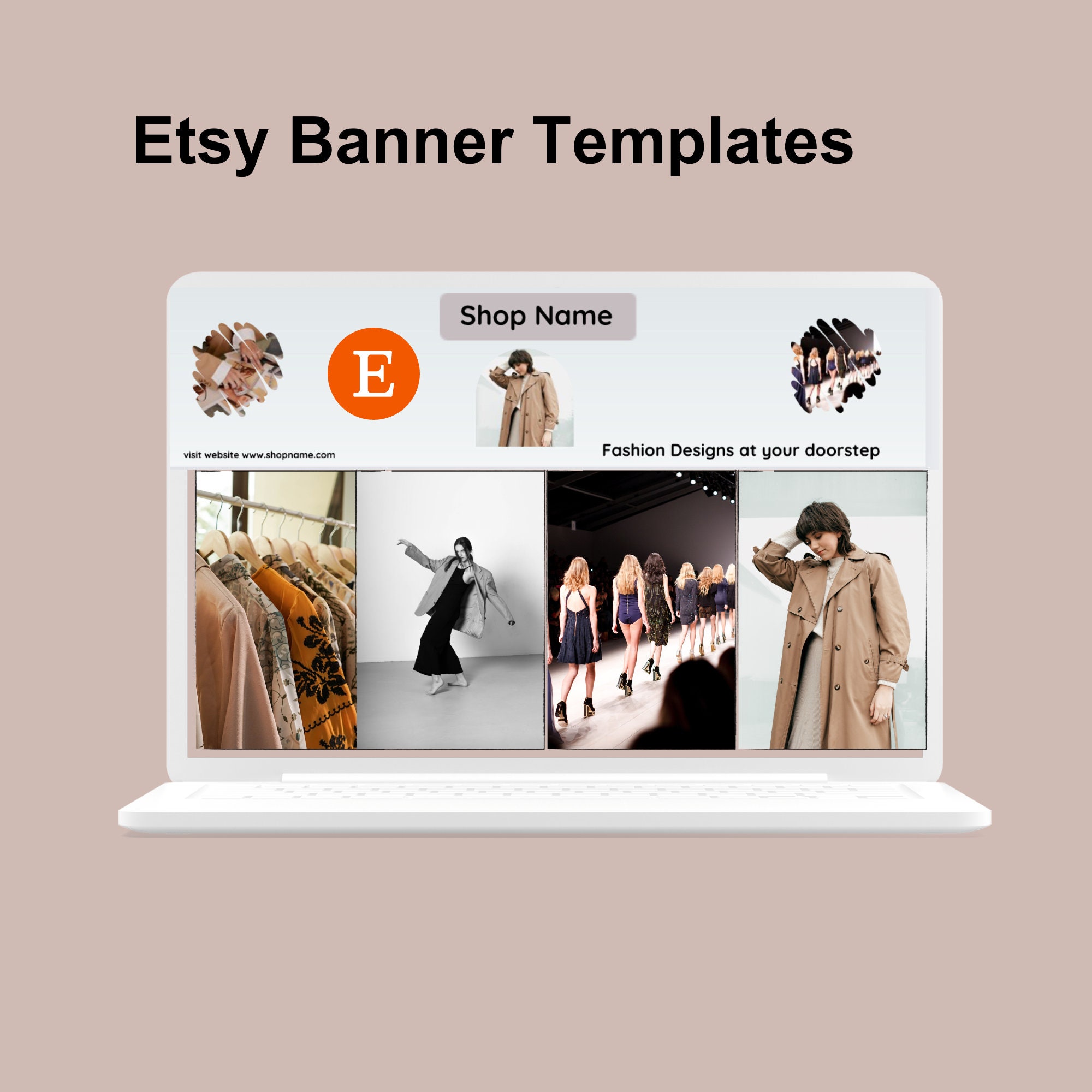 Banner Template for Etsy/editable Etsy Banner Template/etsy Banner ...