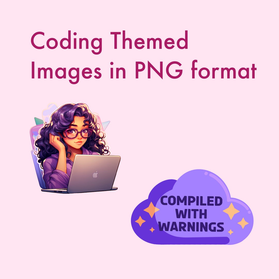 Coding Themed Images in PNG Format - Etsy
