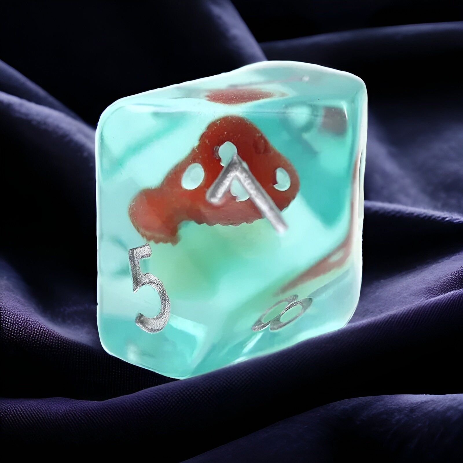 Mushroom Dice Set, Dnd Dice Set, Dice Set Dnd, Dnd Dice Set Resin, Dnd ...