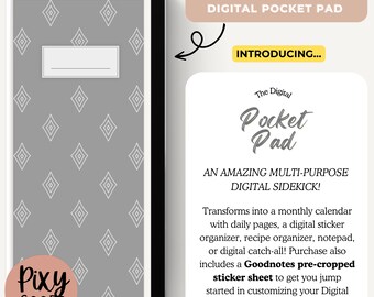 Split View & Slide Over Digital Menu Organizer | Customizable | Pre ...
