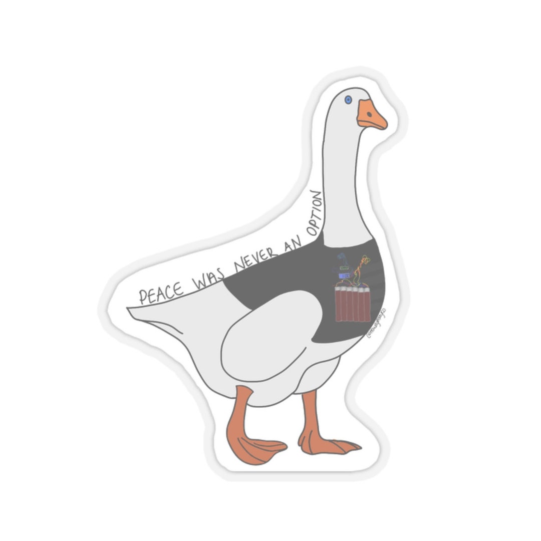 Goose Kiss-cut Stickers - Etsy