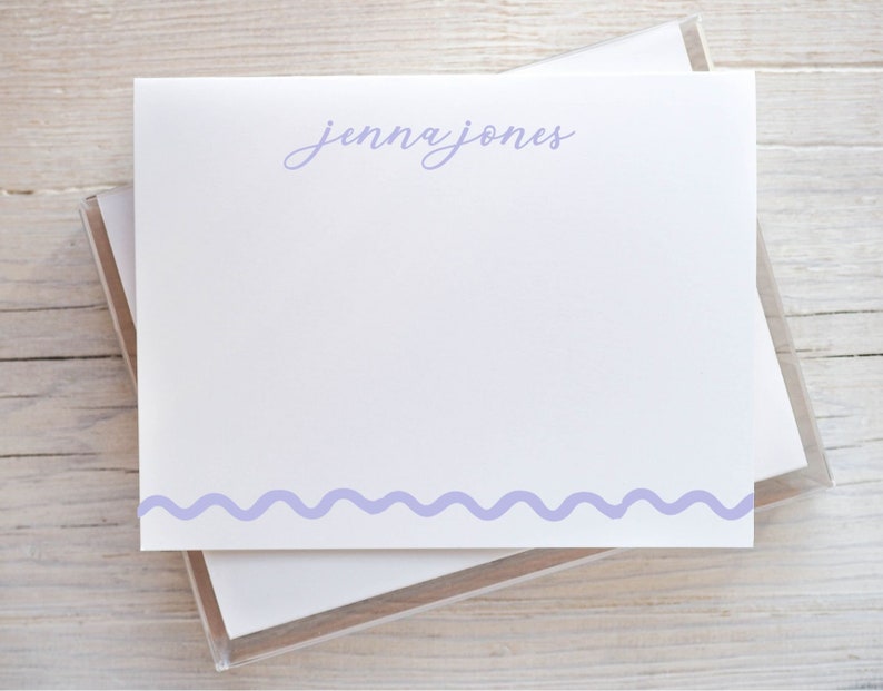 Personal Note Card, Personalized Stationery, Custom Thank You, Monogram ...