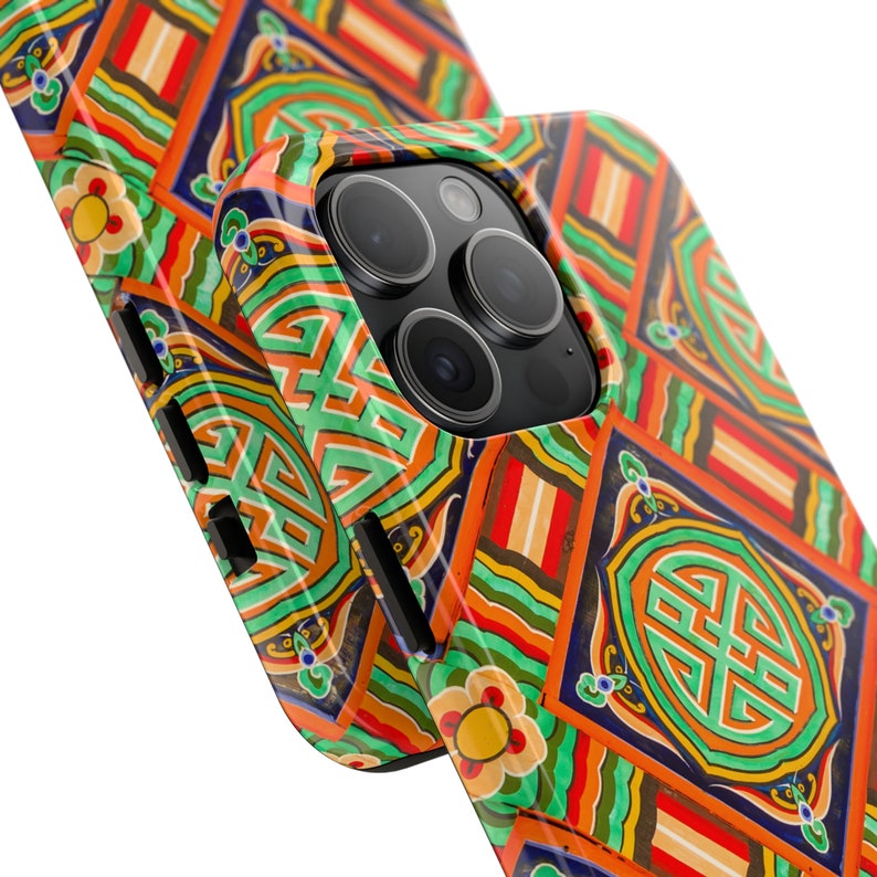 Korean Traditional Pattern Phone Case - Seoul Travel Souvenir, Beauty ...