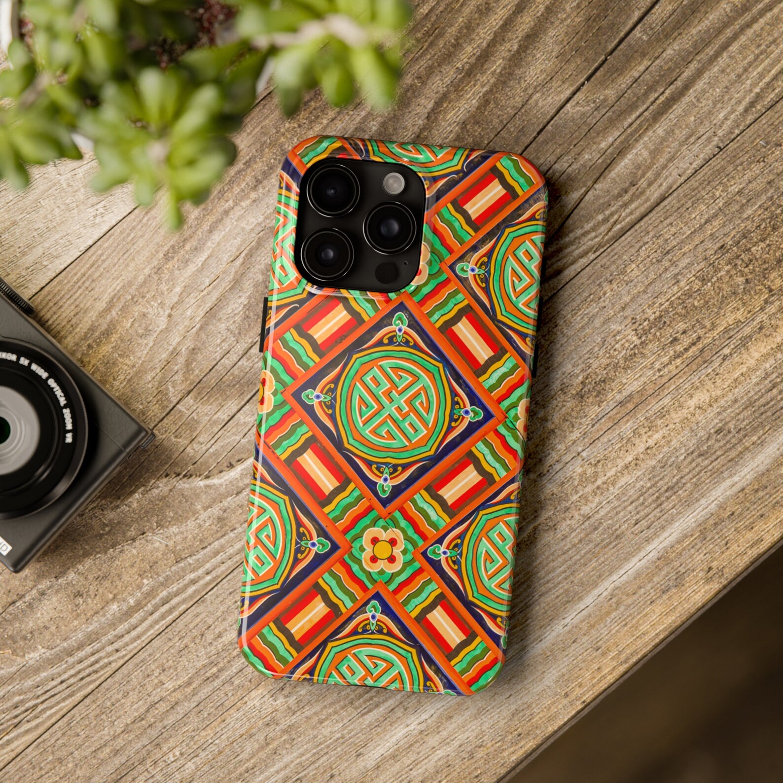 Korean Traditional Pattern Phone Case - Seoul Travel Souvenir, Beauty ...
