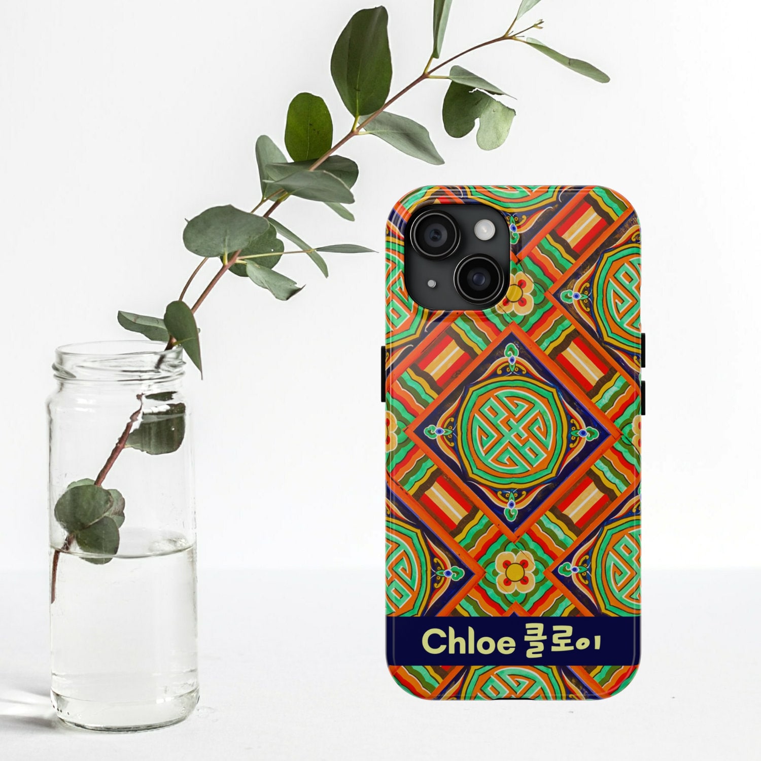 Korean Traditional Pattern Phone Case - Seoul Travel Souvenir, Beauty ...