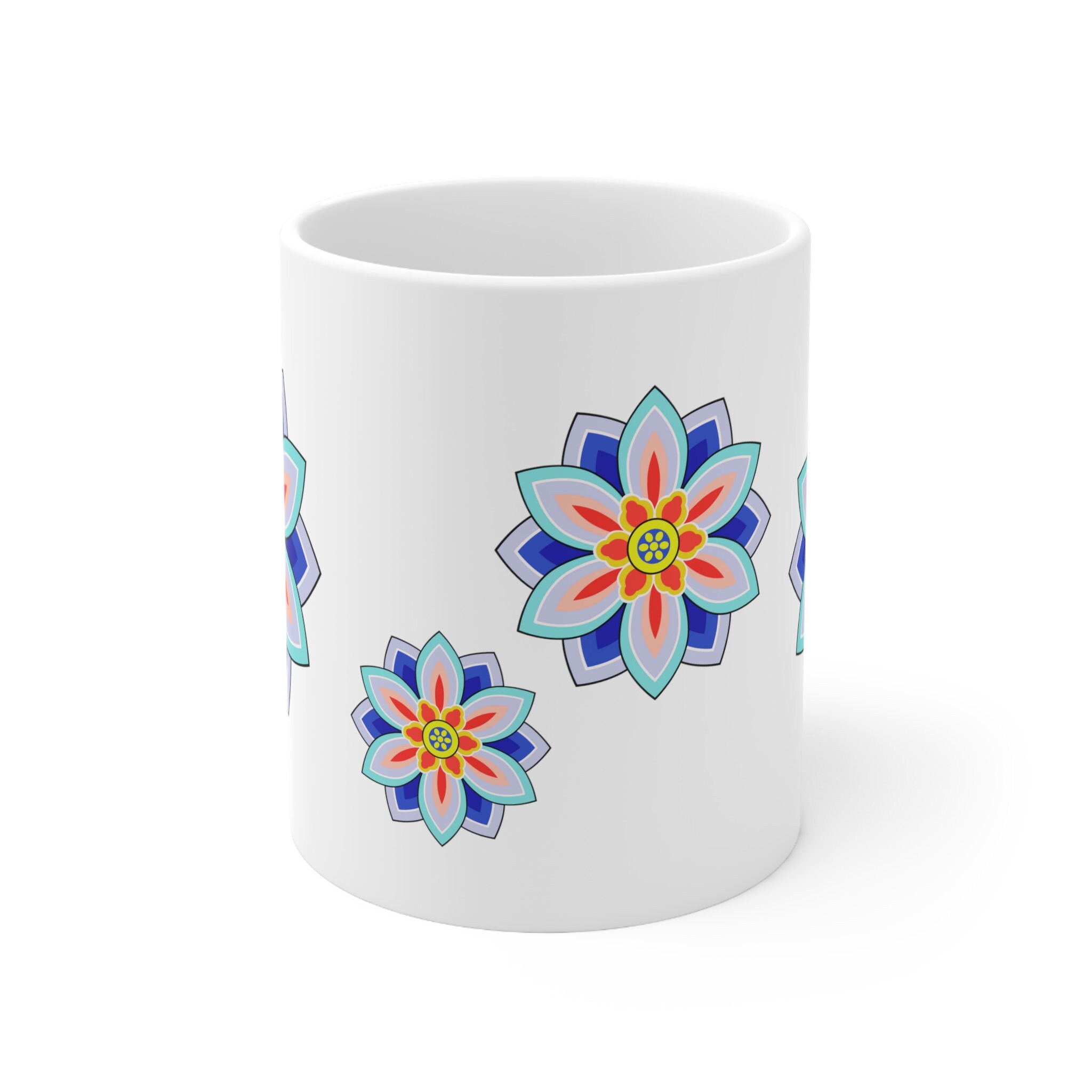 Korean Art Dancheong Flower Mug Perfect K-drama Fan Gift, Souvenir ...