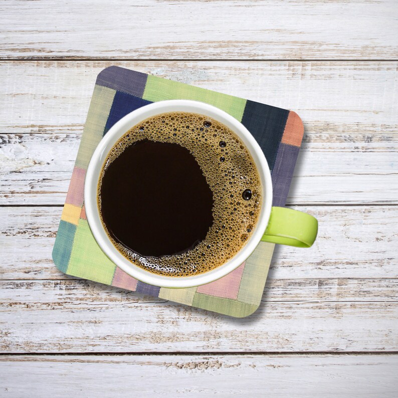 Korean Traditional Patchwork Coaster Set, Coasters Featuring Korean ...