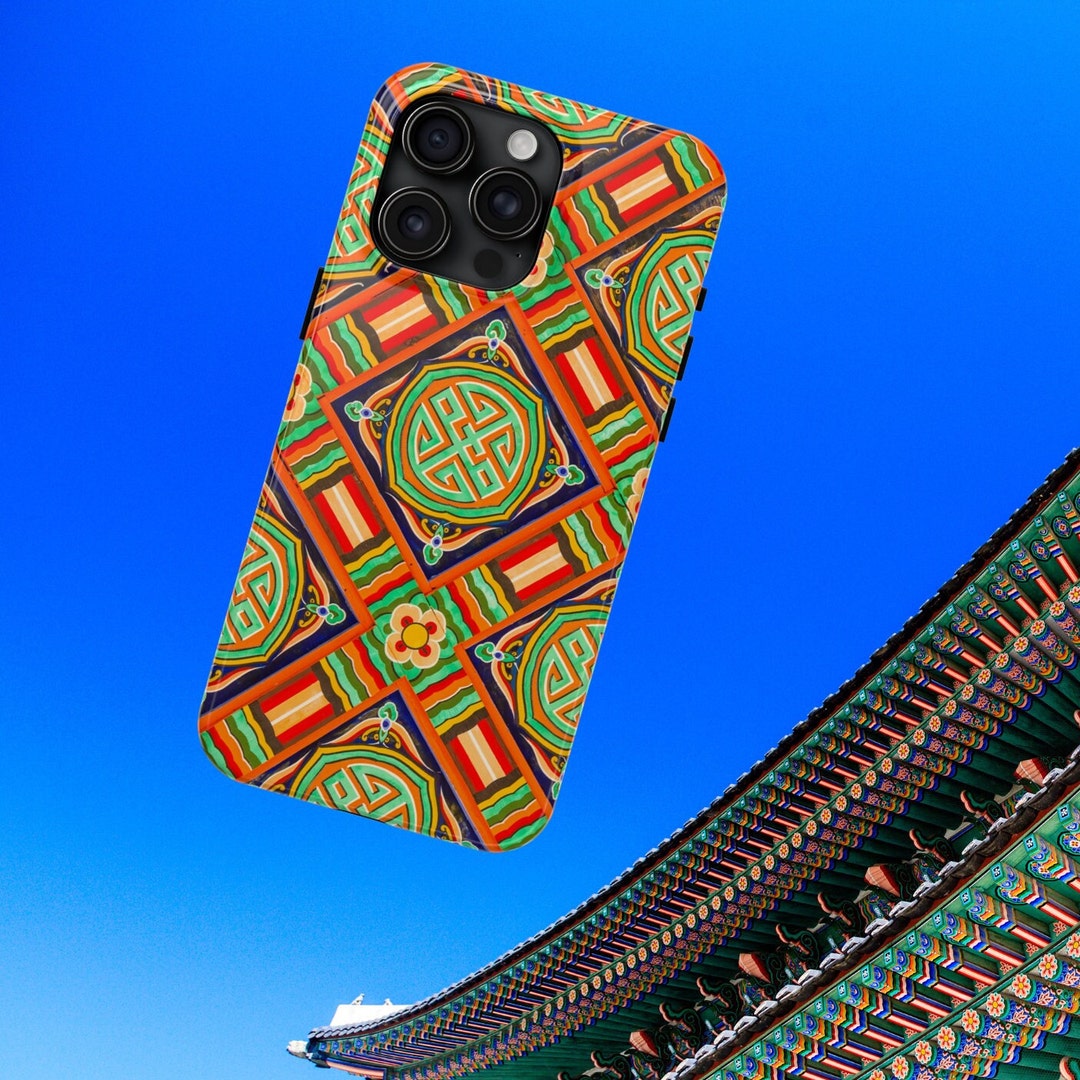 Korean Traditional Pattern Phone Case - Seoul Travel Souvenir, Beauty ...