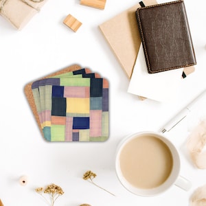 Korean Traditional Patchwork Coaster Set, Coasters Featuring Korean ...