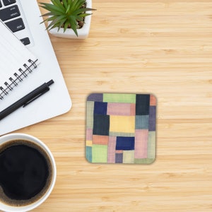Korean Traditional Patchwork Coaster Set, Coasters Featuring Korean ...