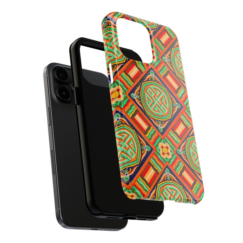 Korean Traditional Pattern Phone Case - Seoul Travel Souvenir, Beauty ...