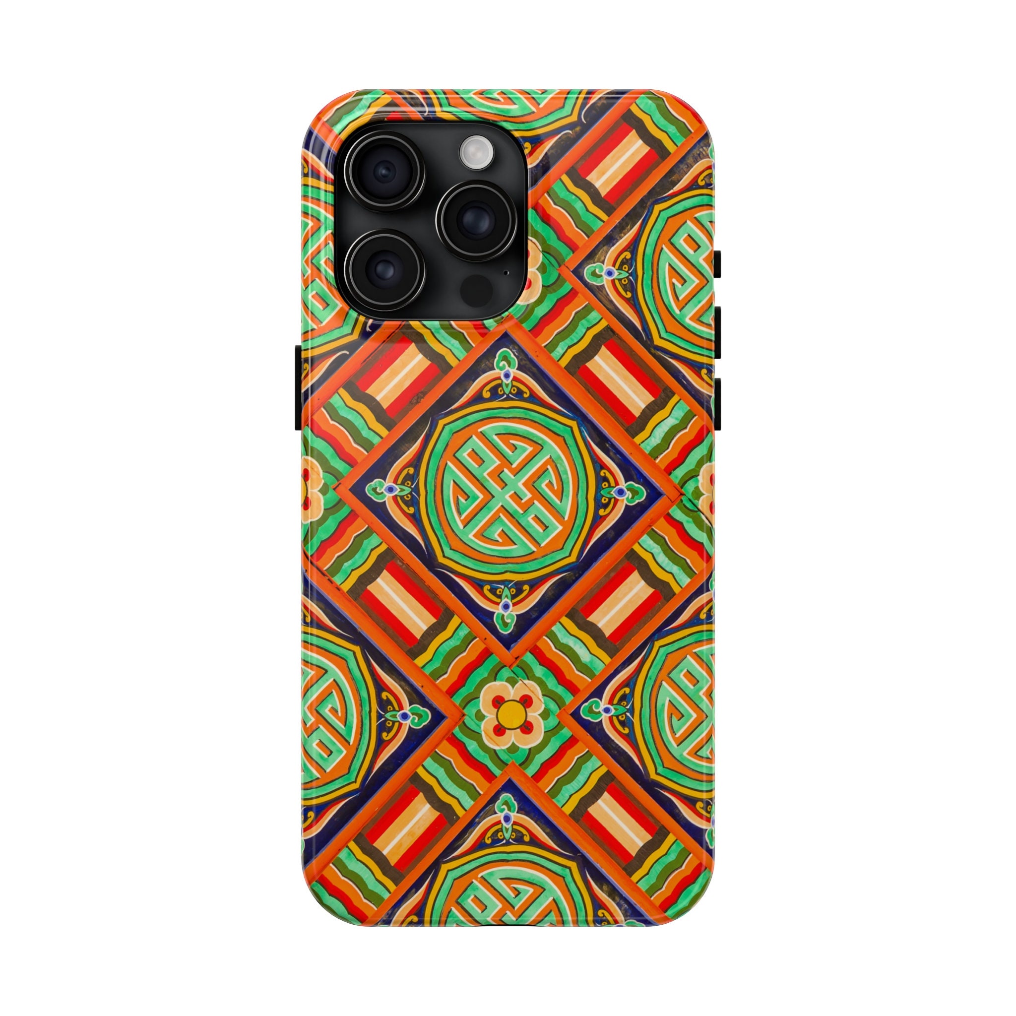 Korean Traditional Pattern Phone Case - Seoul Travel Souvenir, Beauty ...