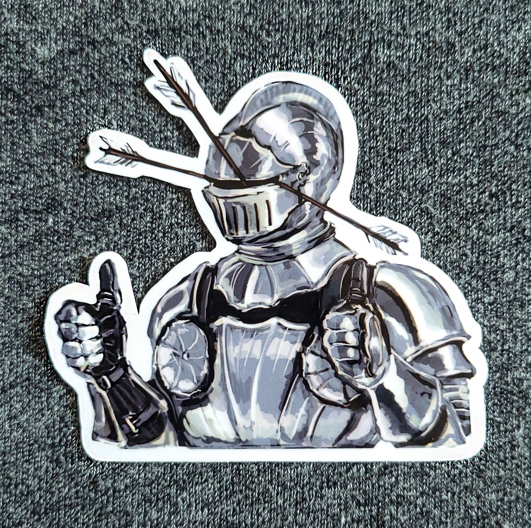 Arrow Knight Vinyl Sticker - Etsy