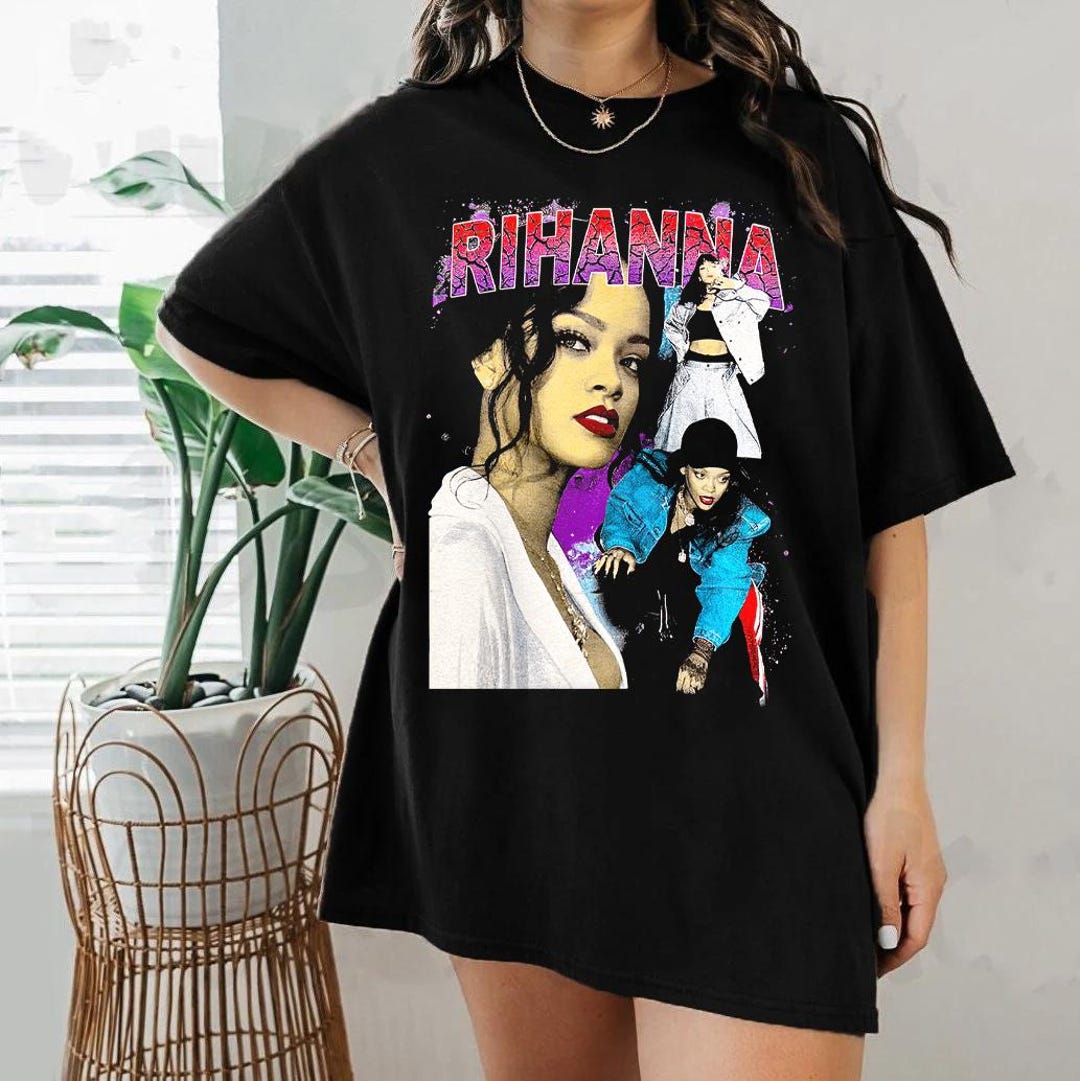 Rihanna T Shirt Png Digital Download File Sublimation, Rihanna Music ...