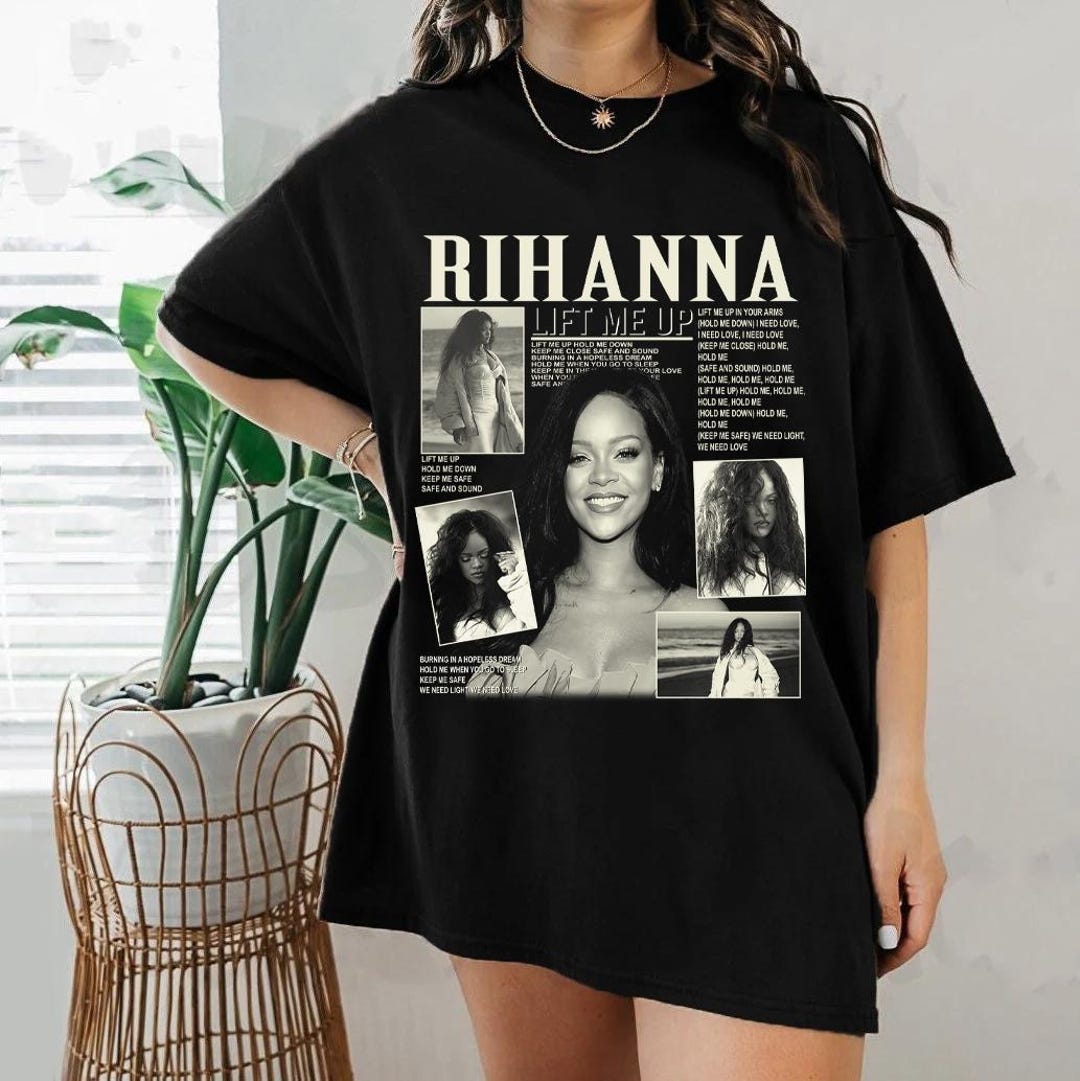 Bundle Rihanna T Shirt PNG, Rihanna Digital Download File Sublimation ...