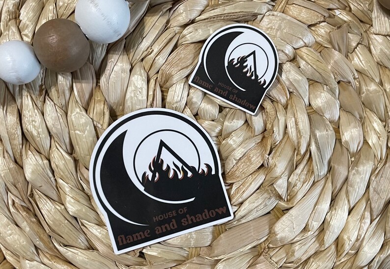 House of Flame and Shadow Sticker / Bookish Gift / Bookclub / Kindle ...