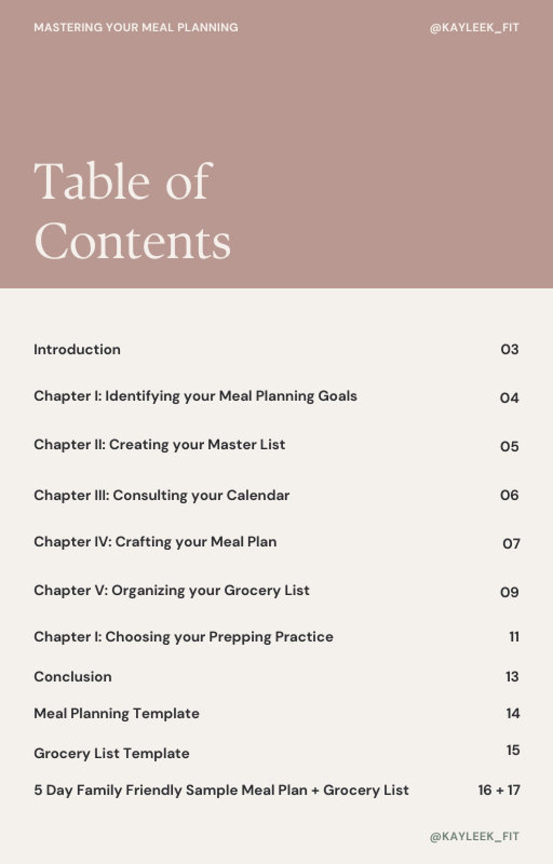 Beginner's Step by Step Guide to Mastering Your Meal Planning - Etsy