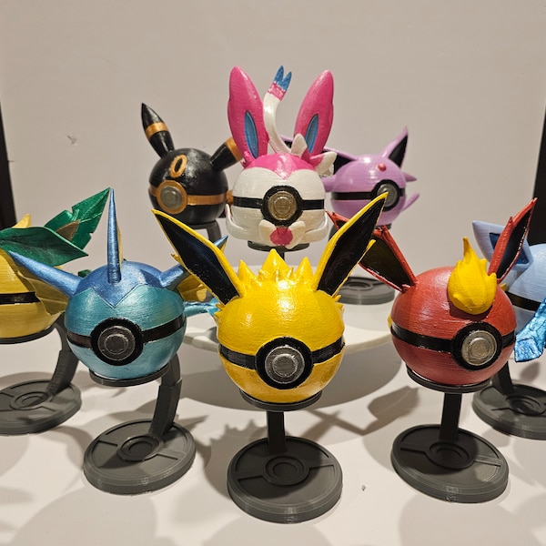 Eeveelution Pokeballs - Etsy UK