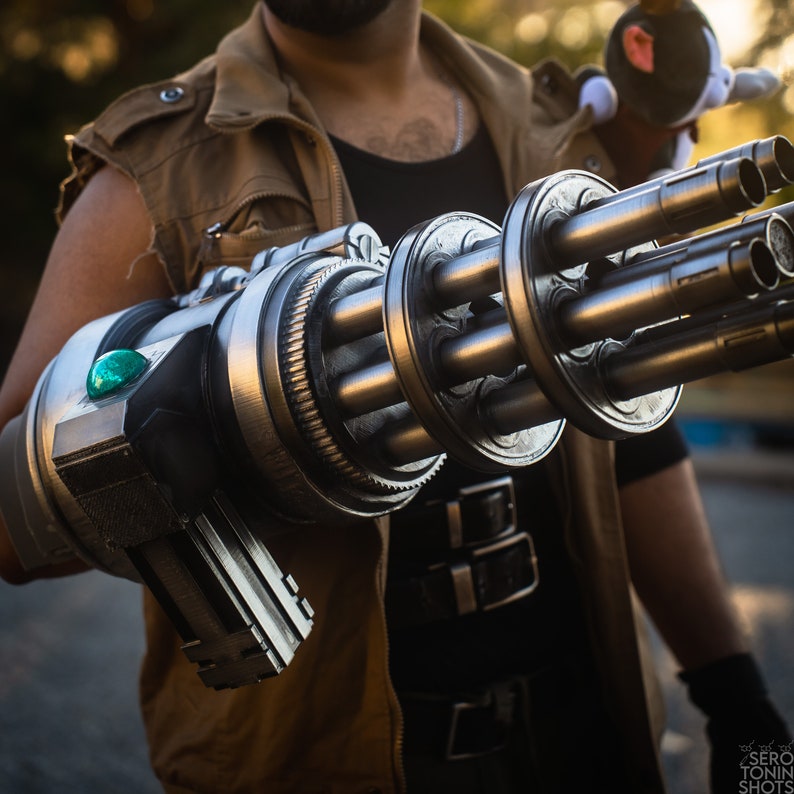 Barret Machine Gun Arm Prop FF7 - Etsy