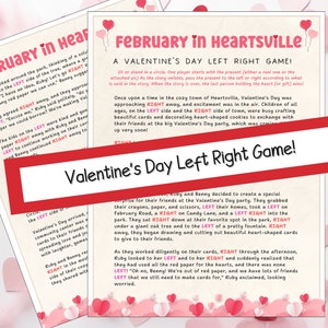 Left Right Game for Valentines Day, Valentine Games for Senior, Fun ...