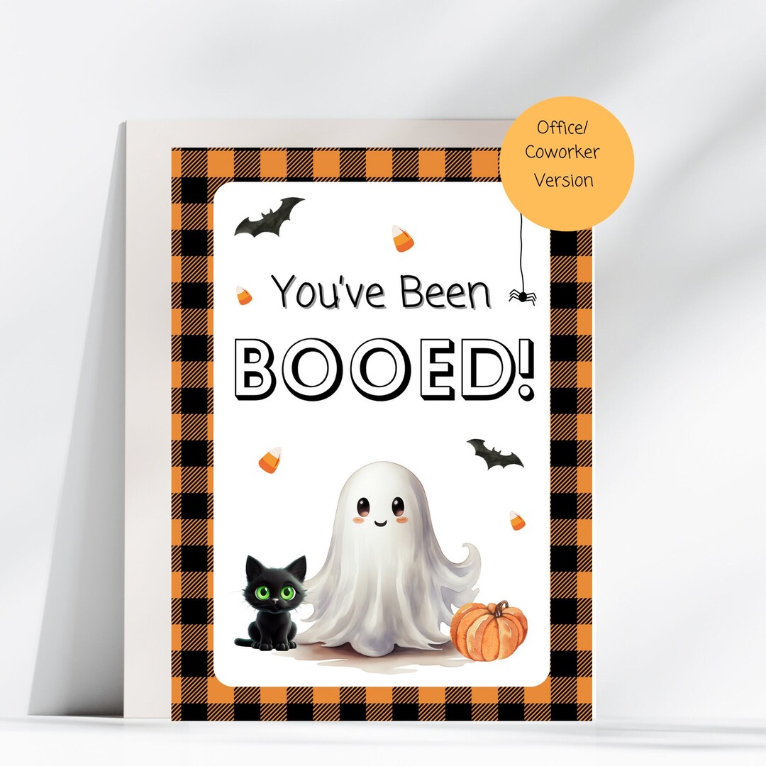 You Have Been Booed Office, I've Been Booed Coworker Game, You've Been ...