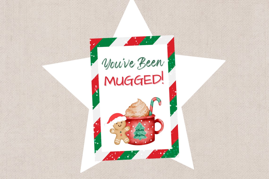 Youve Been Mugged Game, Printable Ive Been Mugged Coworker Game ...