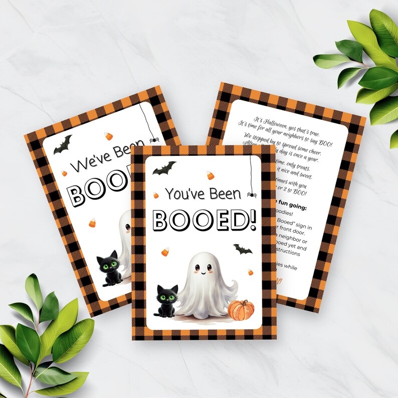 You've Been Booed Kit: Halloween Printable Game (PDF) - Etsy