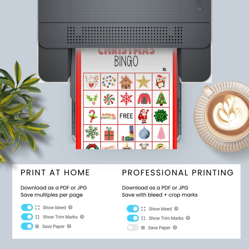 Christmas Bingo, Christmas Party Games Printable, Holiday Games Bundle ...