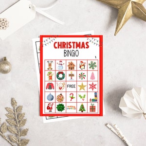 Christmas Bingo, Christmas Party Games Printable, Holiday Games Bundle ...