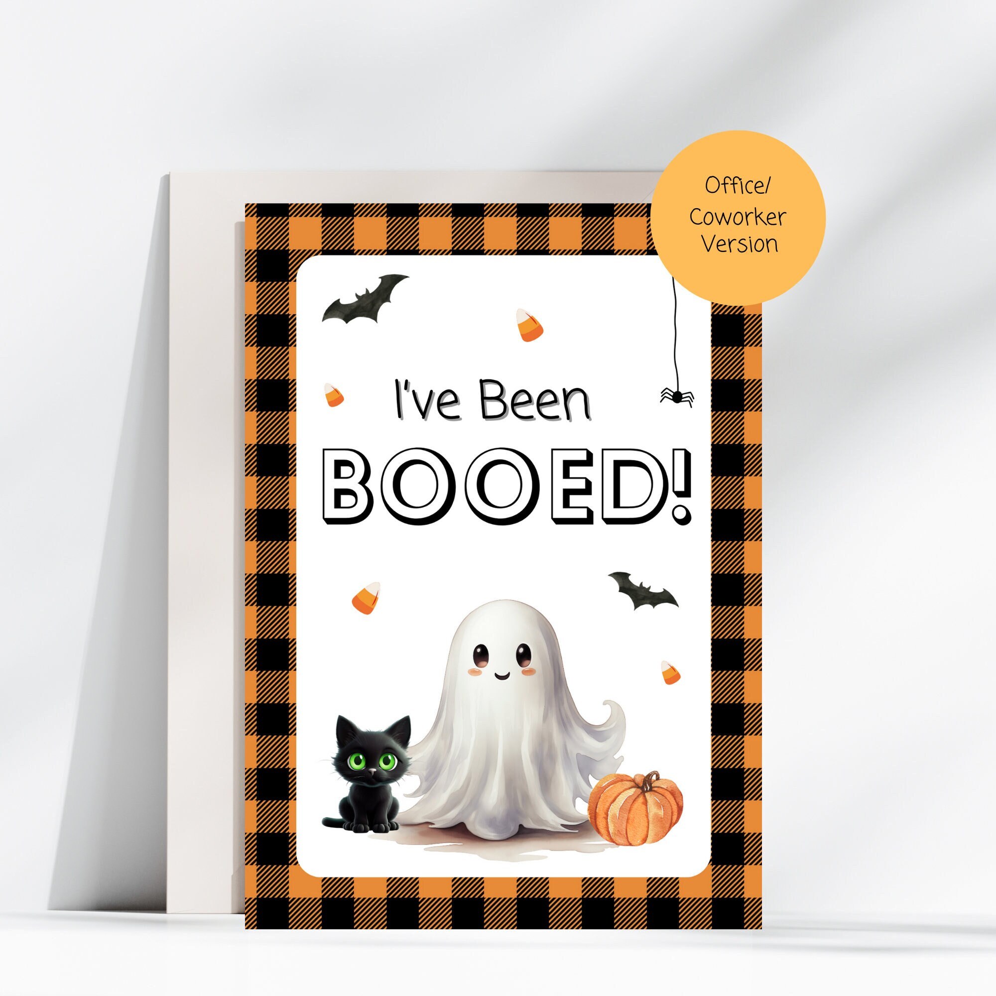 You've Been Booed Office Game: Halloween Coworker Kit (instant Download ...