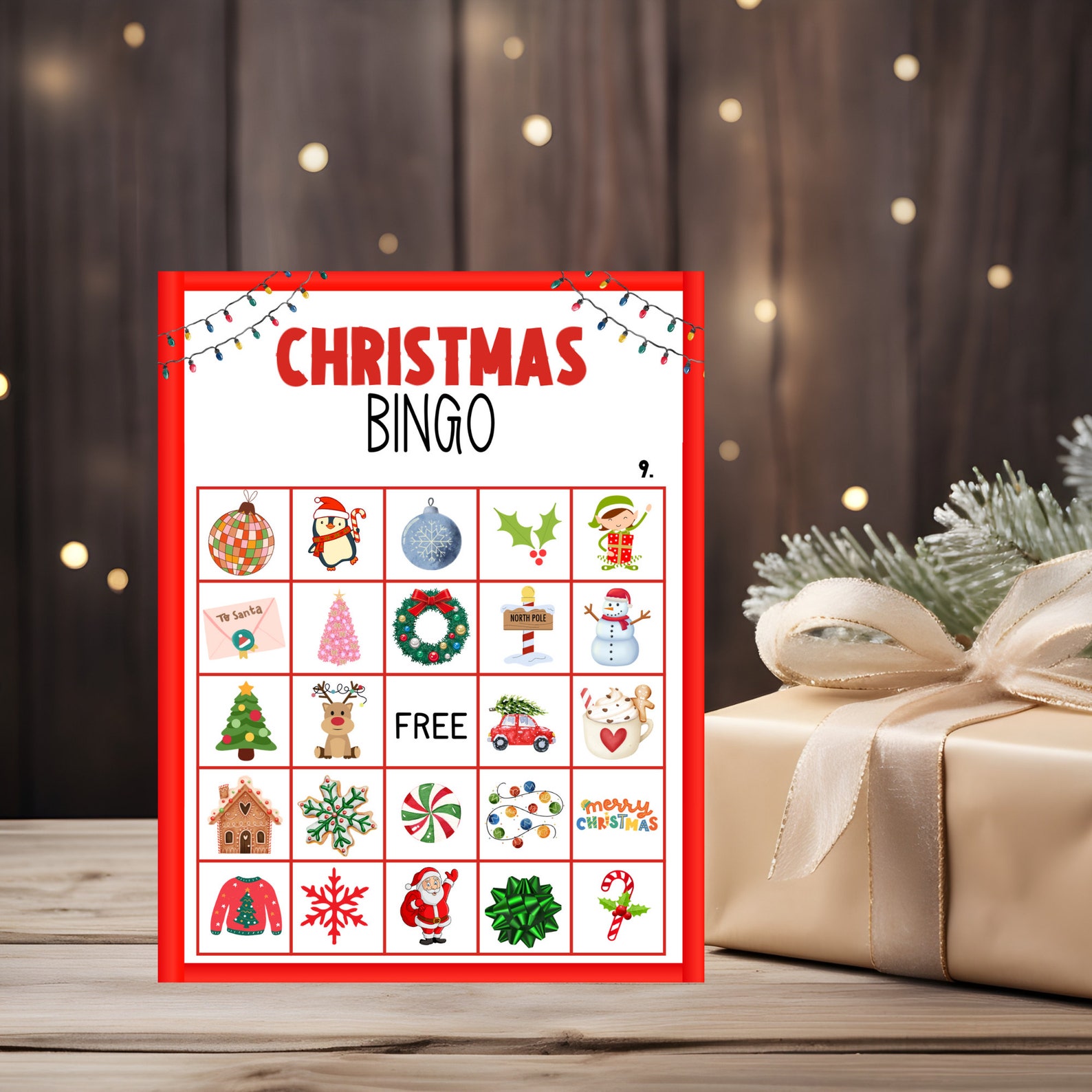 Christmas Bingo, Christmas Party Games Printable, Holiday Games Bundle ...