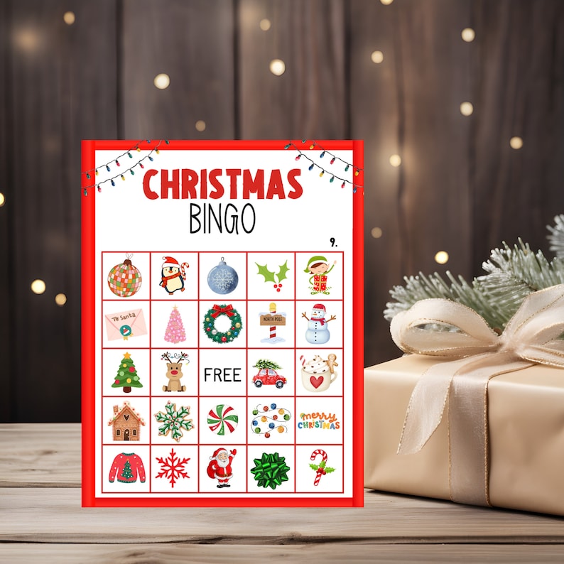 Christmas Bingo, Christmas Party Games Printable, Holiday Games Bundle ...