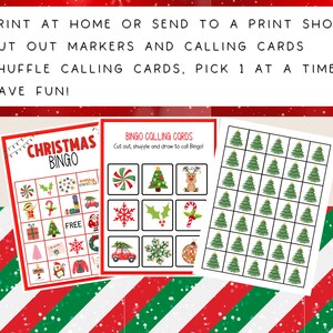 Christmas Bingo, Christmas Party Games Printable, Holiday Games Bundle ...
