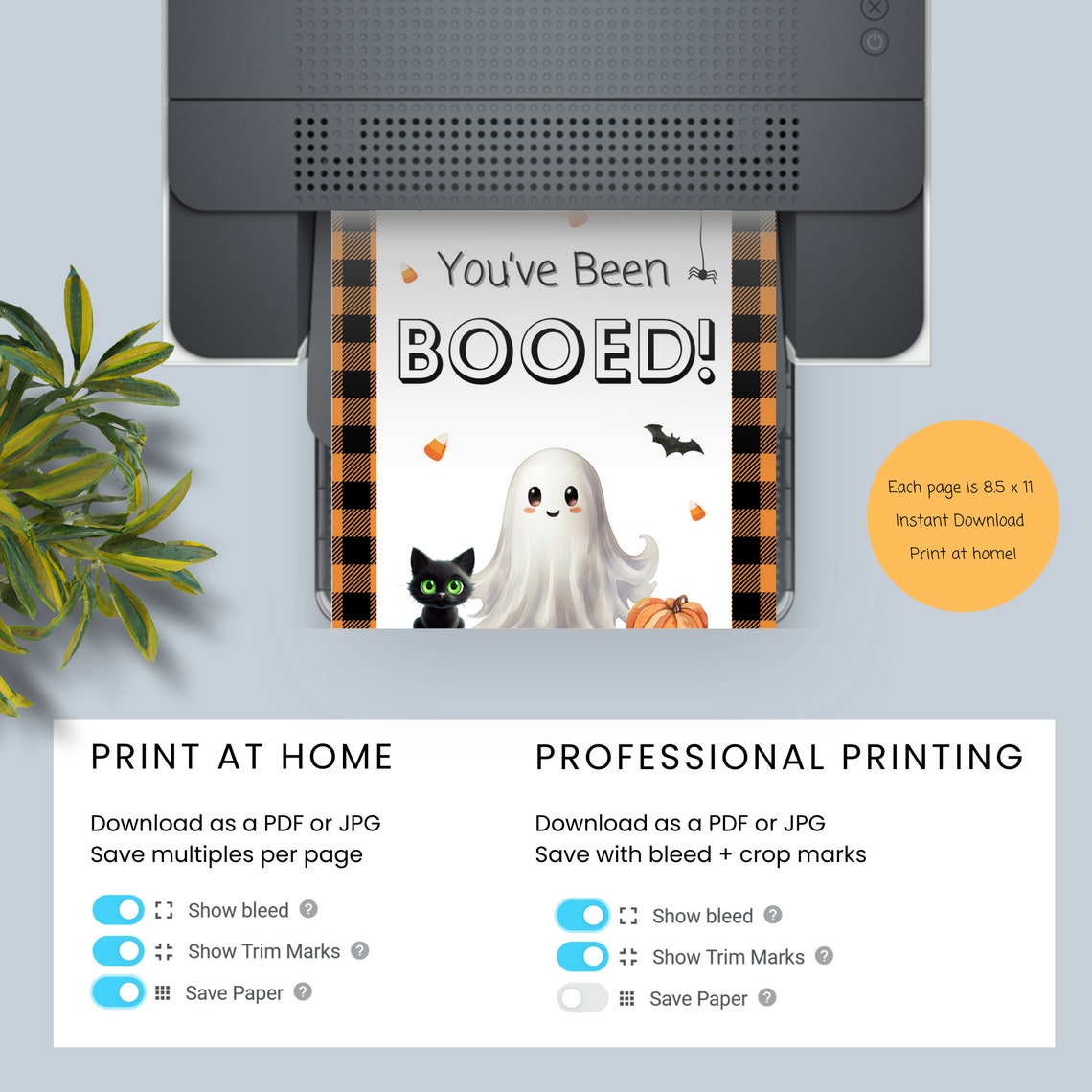 Printable Youve Been Booed, Booed Sign, Boo Printable, You've Been Bood ...