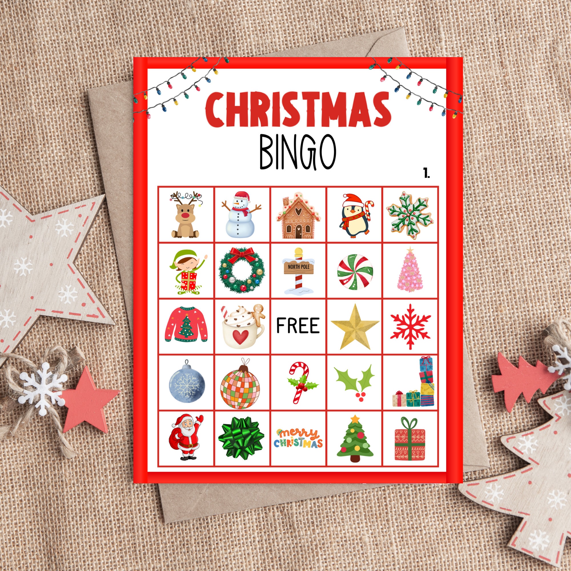 Christmas Bingo, Christmas Party Games Printable, Holiday Games Bundle ...