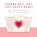 Left Right Game for Valentines Day, Valentine Games for Senior, Fun ...