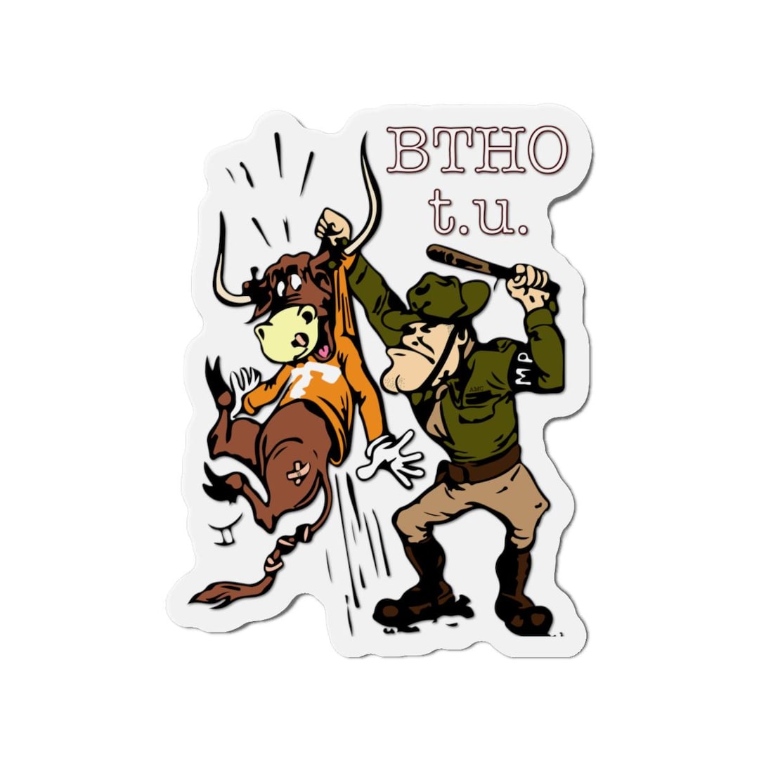 Vintage Style Cartoon BTHO T.u. Texas Aggie Magnet - Etsy