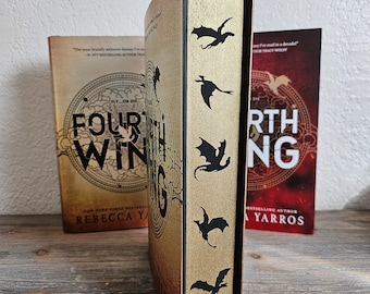 Fourth Wing Sprayed Edges, Hardcover Hand Painted - Etsy