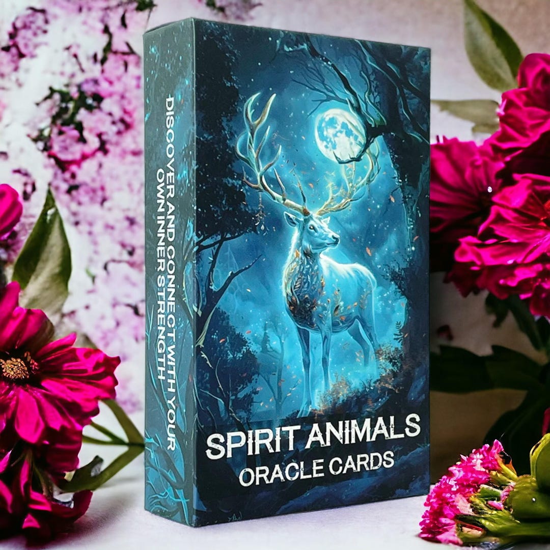Spirit Animals Oracle Deck, Oracle Cards, Animal Messaging, Fortune Telling, Divination Oracle ...