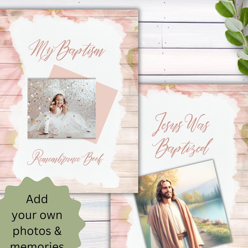 Lds Baptism Memory Book - Etsy