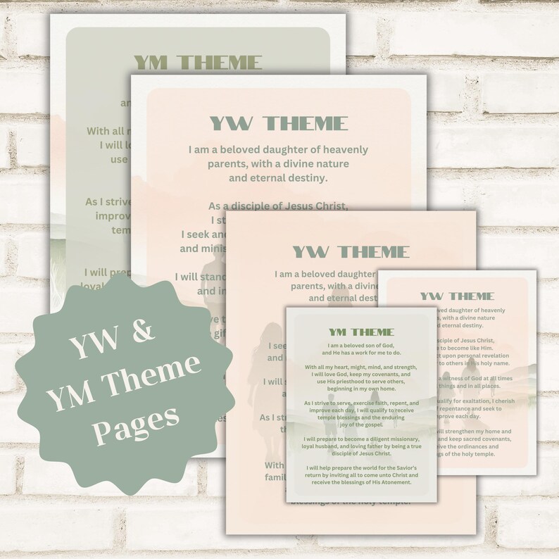 2026 Young Women Bulletin Board Mega Bundle | Walk With Me | LDS YM and ...