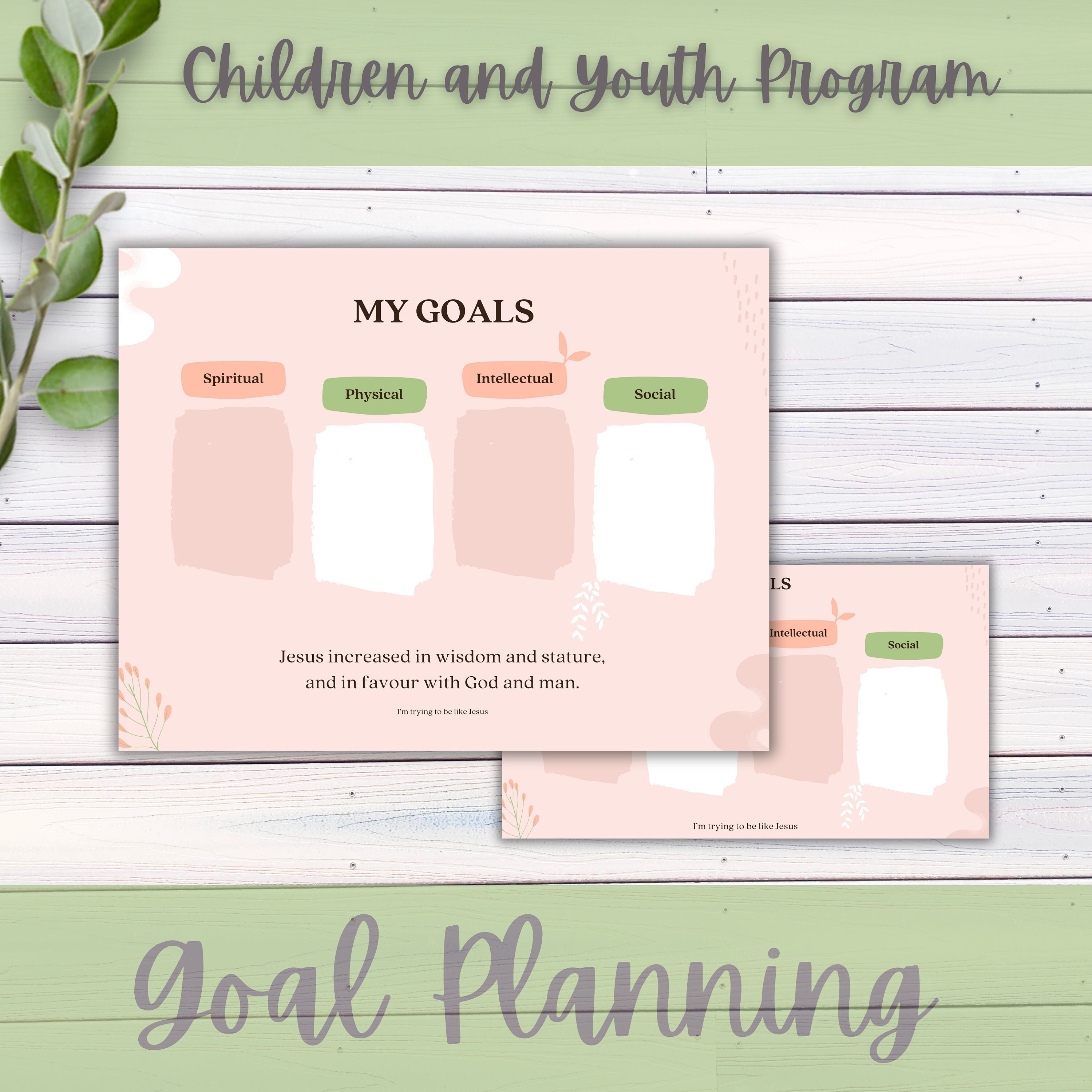 Children and Youth Program Goal Setting LDS | Goal Planning for Youth ...
