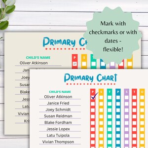 LDS Primary Prayer Talk Scripture Tracker Stay Organized for Opening ...