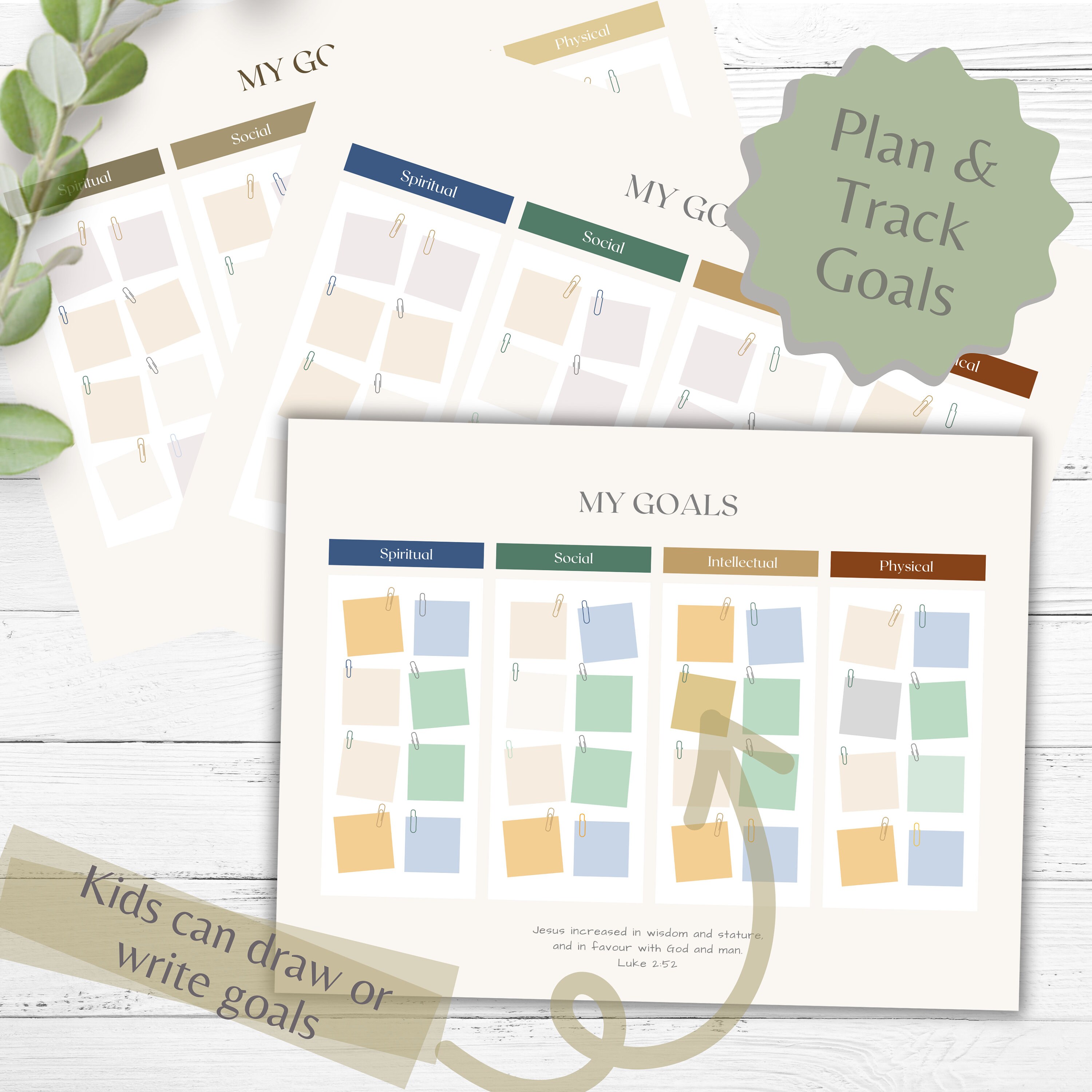 Children and Youth Program Goal Setting LDS | Goal Planning for Youth ...