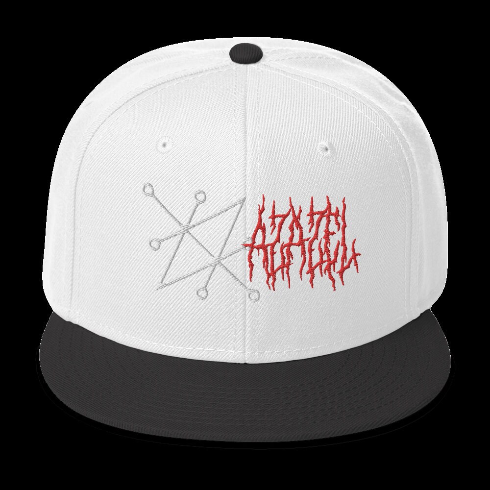 Sigil of Azazel Demon Occult Symbol Embroidered Snapback Hat Flat Bill ...