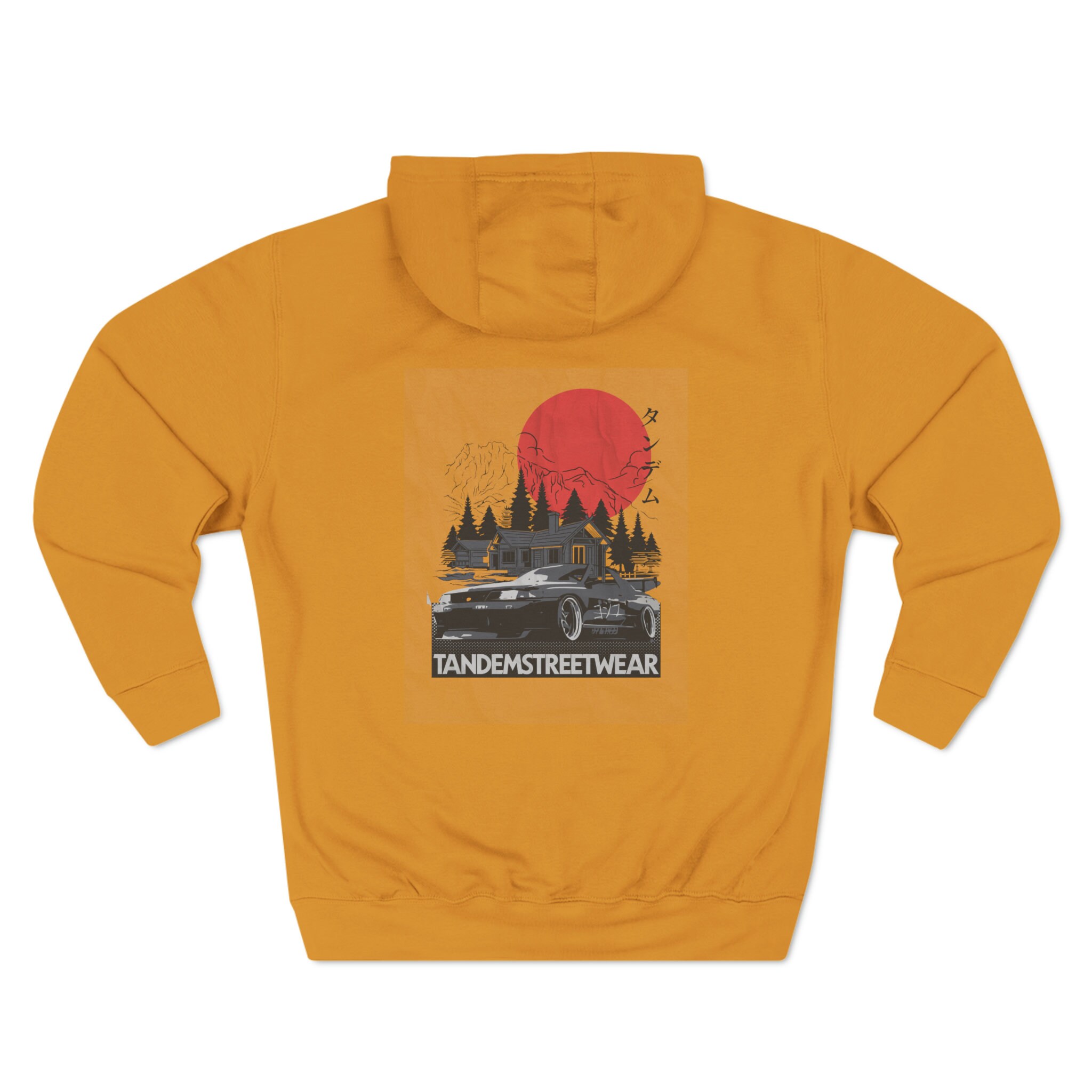 TANDEM GTR Rising Sun Hoodie, Tandem Streetwear, Unisex Pullover Hoodie ...
