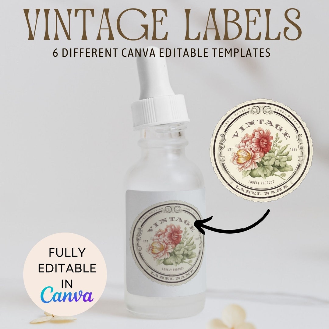 Editable Label Templates, Custom Packaging, Cosmetic Product Label ...