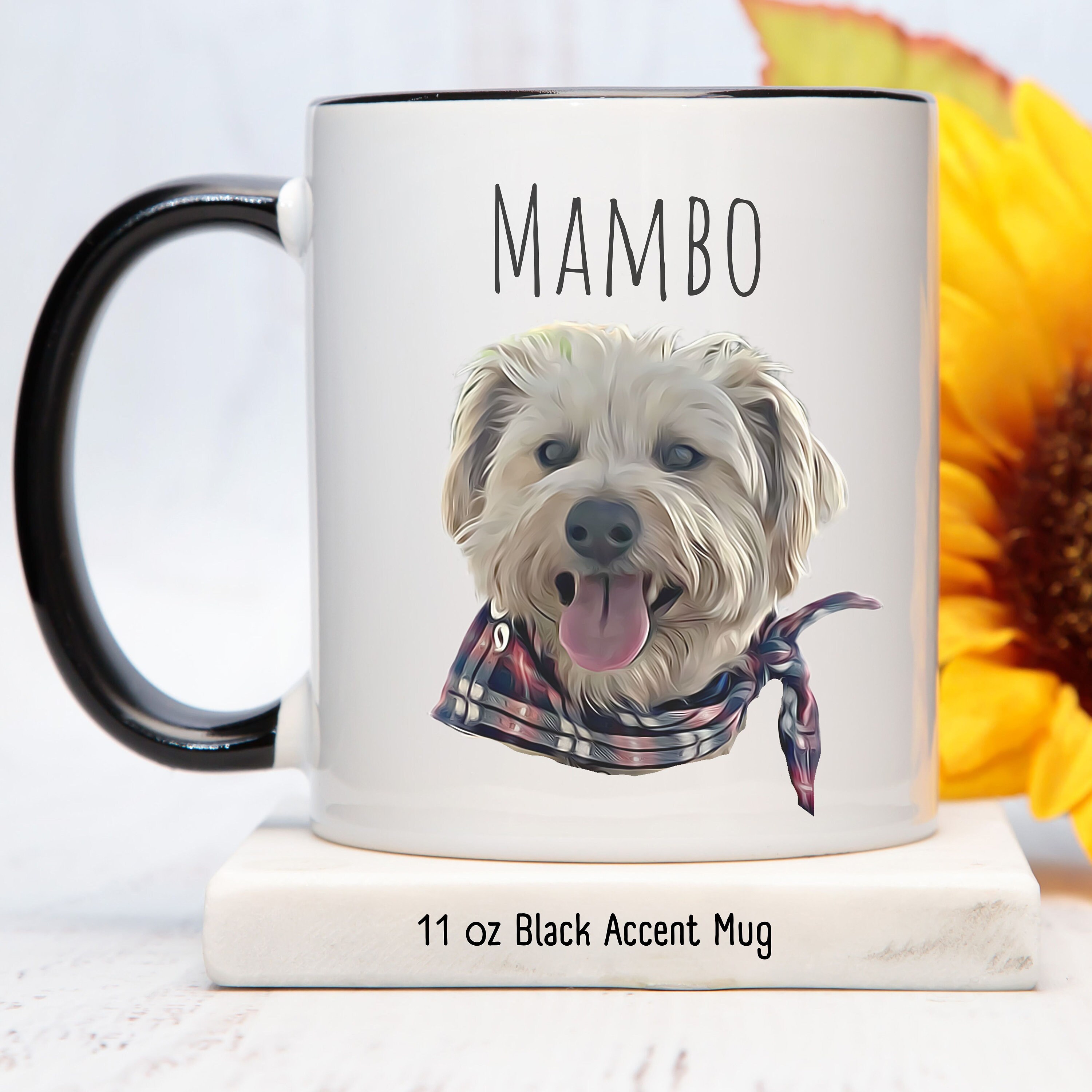 Custom Dog Mug Using Pet Photo, Personalized Dog Mug, Custom Pet Mug ...