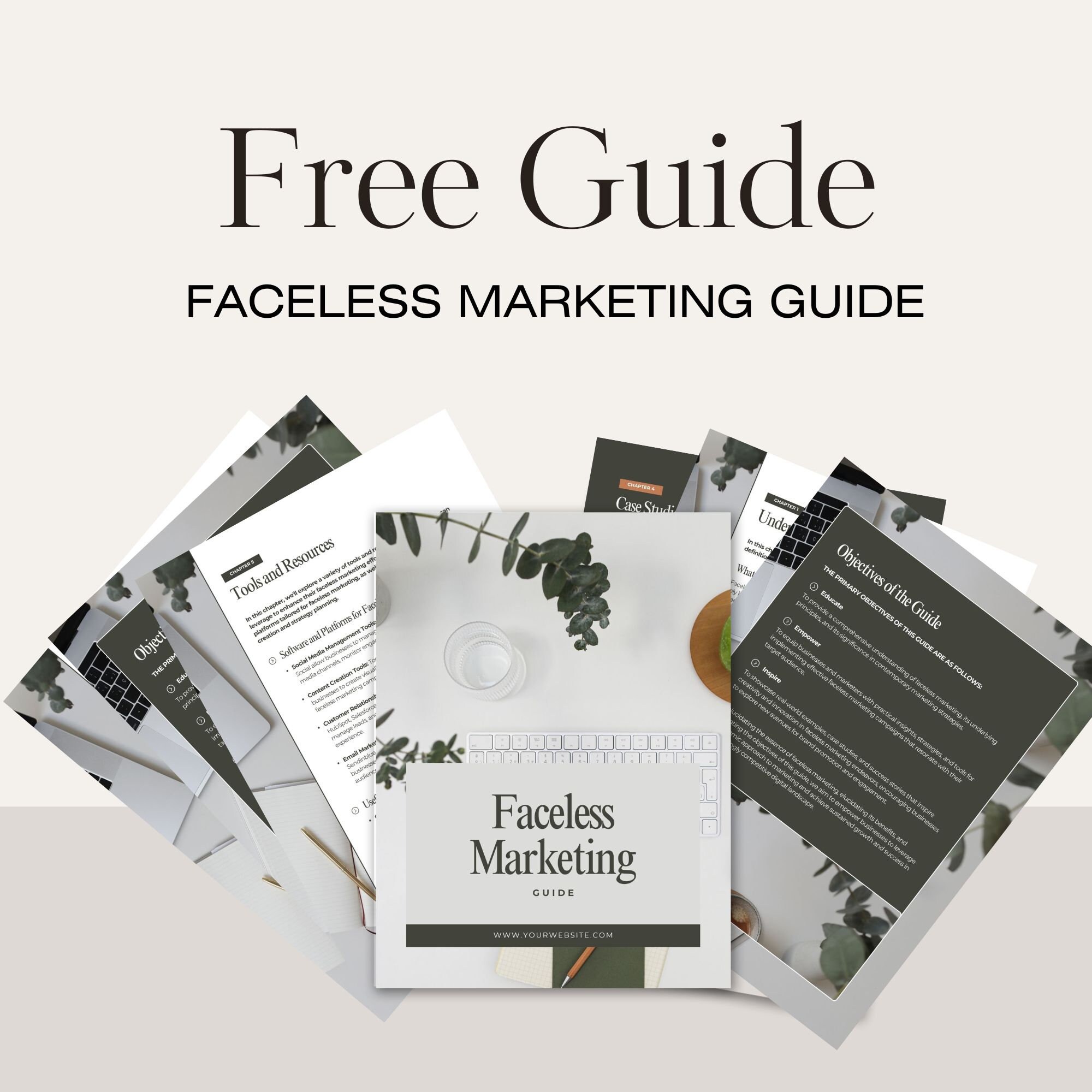 Faceless Instagram Posts Templates for Business Coaches Faceless ...